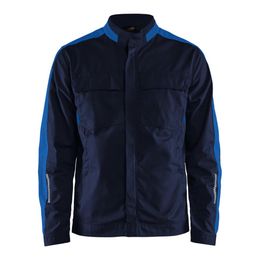BLAKLÄDER Blakläder Bundjacke Industrie Stretch, marineblau / kornblau, Unisex-Größe: M (444418328985M)