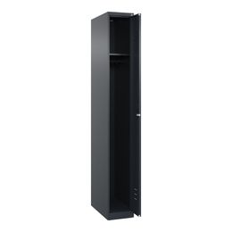 C+P Spind Classic PLUS, 1 Abteil, 1850x250x500mm, 7016/7016 Verschluss Zylinderschloss ; C + P M&ouml;belsysteme (080000-19|S10027)