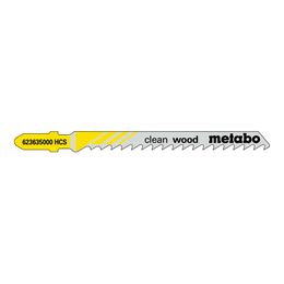 Metabo 3 Stichs&auml;gebl&auml;tter "clean wood" 74/ 4,0 mm, HCS (623635000)