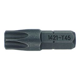 Stahlwille Bit-Schraubendrehereinsatz TORX T 45 Außen-6kant C 6,3mm L.25mm (08130045)
