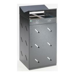 Var Wertstoffsammelstation WS 58 4-Fach 200 l antik-silber 200 l (21340)