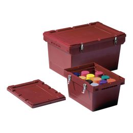 Bito Mehrwegbeh&auml;lter Gefahrenstoffe L 410 mm x B 310 mm x H 338 mm rot (18655)
