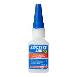 Loctite 406 Sofortklebstoff f&uuml;r Kunststoffe und Elastomere 20 g)