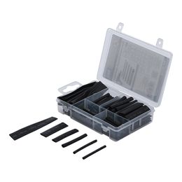 BGS Do it yourself Schrumpfschlauch-Sortiment schwarz 90-tlg. (88152)