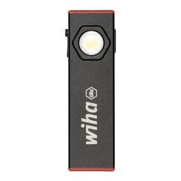 wiha Handleuchte 800 lm, 5 Leuchtmodi, Werkstattlampe aufladbar, Akku LED Taschenlampe super hell, Arbeitsleuchte, USB-C aufladbar (45701))
