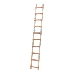 Euroline Holz-Dachdeckerauflegeleiter Nr. 11101 1 x 18 Sprossen (1110118)