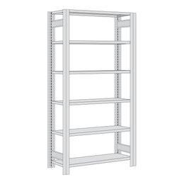 Regalwerk BERT Kleinteileregal Grundfeld Fachebene Fachboden HxBxT 2000x875x600mm (B3-83408-60)