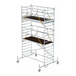 Munk Rollgerüst SG 1,35 x 3,0 m mit Fahrbalken und Doppel-Plattform Plattformhöhe 4,66 m (175437)