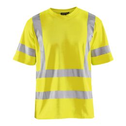 BLAKL&Auml;DER Blakl&auml;der Warnschutz T-Shirt, gelb, Unisex-Gr&ouml;&szlig;e: L (338010703300L)
