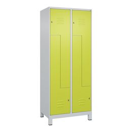 C+P Z-Spind, Classic PLUS, F&uuml;&szlig;e, 4 F&auml;cher, 1950x800x500mm, 7035/0024 Verschluss Zylinderschloss ; C + P M&ouml;belsysteme (080013-224|S10025)