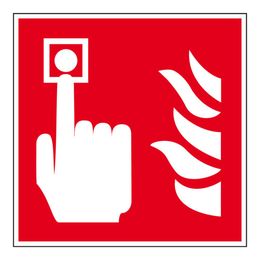 EICHNER Brandschutzschild Brandmelder 20 x 20 cm PVC (9225-13011-020)