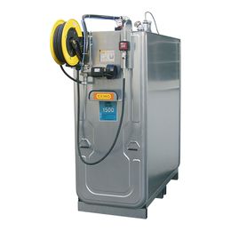 CEMO Schmierstoff-Kompaktanlage ECO elektrisch für Frischöl 1500 Liter + 15m Schlauch (8682)