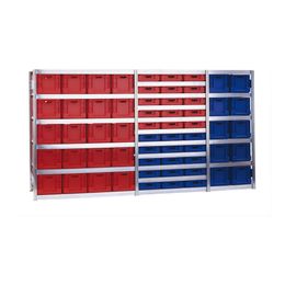 Regalwerk BERT Eurokastenregal Grundfeld HxBxT 2075x1285x600mm 6 Fachb&ouml;den (B3-61112-60)