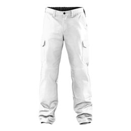 KÜBLER WORKWEAR Kübler ORGANiQ Hose 2448 weiss Groesse 62 ; Kübler Workwear (24481414-10-62)