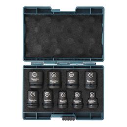 Makita Schlagnuss-Set IMPACT BLACK 9-tlg., 1/2" (E-16564)