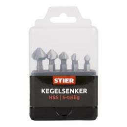 STIER Kegelsenker Set 5-teilig Bit-Schaft 1/4" (902952)