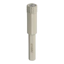 Klingspor DB 600 F Bohrkronen, 6 x 32 mm 1 Segmente 10 mm, geschlossener Rand 1/4 Zoll Bit, sechskant (325382)
