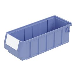 Bito Regalkasten RK Set RK3109, 300 x 117 x 90 mm, taubenblau, inklusive Etikett (1433)