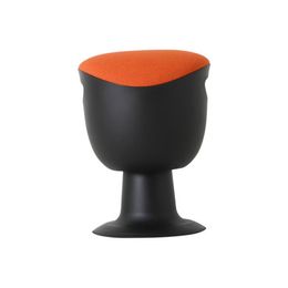 STIER Multibeweglicher Drehhocker mit Tellerfuß Sitzhöhe 465-585mm Polster Orange ; STIER Office (904901)
