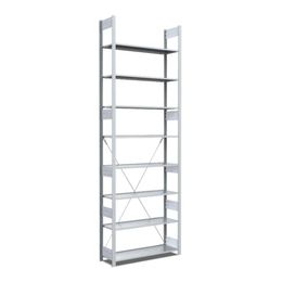 Bito Fachbodenregal / Archivregal Typ:EL L808xH3000xT324 mm, Grundfeld 70 kg glanzverzinkt (C1250-0004)