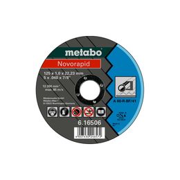 Metabo Novorapid 125 x 1,0 x 22,23 mm Stahl Trennscheibe Form 41 (616506000)
