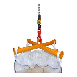 Bauer Südlohn TBB Traverse für Big-Bags, lackiert, Gelborange aus Stahl für Big-Bags bis 1000 kg, 4453-20-0000-1)