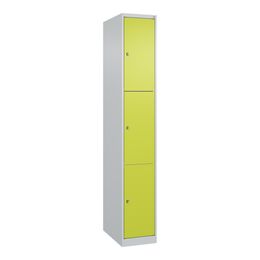 C+P Schlie&szlig;fachschrank Classic PLUS, 1 Abteil, 1850x300x500mm, 7035/0024 Innenh&ouml;he Gefach oben (oberes 599 mm Front 1108060 RDS Viridingr&uuml;n ; C + P M&ouml; (080000-103|S10009)