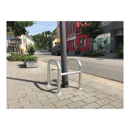 Schake S&auml;ulenschutz zum Einbetonieren, Breite: 800mm x: 800mm, H&ouml;he &Uuml;berflur: 800mm, feuerverzinkt (465_068)