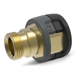 K&auml;rcher K&auml;rcher 2 M22IG-TR22AG Adapter aus Messing vernickelt mit Innengewinde M22 und Au&szlig;engewinde TR22 f&uuml;r Hochdruckreiniger, 4.111-030.0)