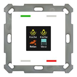 MDT technologies Taster Smart 55 4-fach Farbdisplay, rws/glä BE-TAS5504.01)