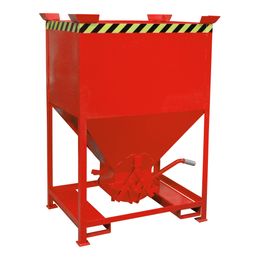 Bauer Südlohn Silobehälter SG 600, lackiert, Feuerrot (4437-02-0000-2)