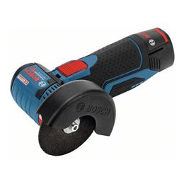 Bosch Akku-Winkelschleifer GWS 12V-76 mit 2 x 3,0 Ah Li-Ion Akku (06019F200B)