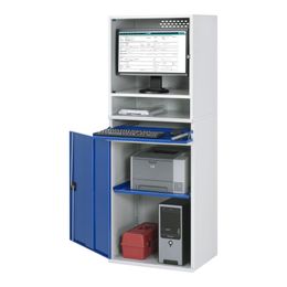 Rau Computer-Schrank 65 mit Monitorgehäuse T520 mm, B650xT520xH1770mm (07-650-M65-MG5.11)
