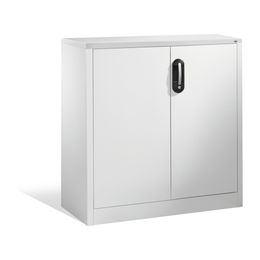 C+P Akten-Sideboard Acurado mit Drehtüren, 2 Ordnerhöhen, H1000xB930xT400mm Front Lichtgrau Korpus Lichtgrau ; C + P Möbelsysteme (9266-1200|S10289)
