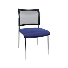 Besucher-Stuhl Visit10 m.Polster/Netz,blau ; Topstar (NV290G260)