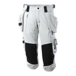 Mascot Dreiviertel-Hose, Hängetaschen, Stretchs Dreiviertel-Hose Größe C42, weiss (17049-311-06-C42)