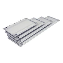 Schulte Zusatz-Fachboden MULTIplus85 1000 x 300 RAL 7035 lichtgrau inkl. 4 Schrauben + Muttern und Anschlagleiste ; SCHULTE LAGERTECHNIK (30133-A-AL)