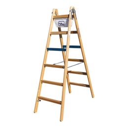 ILLER-LEITER Breitsprossenstehleiter Professional 2x6 Sp. 1106-7 ; Iller Leiter)