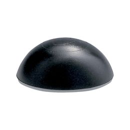 Wandpuffer Halbkugel schwarz, Durchmesser 32mm H:13mm ; HANSI-Siebert (502510)