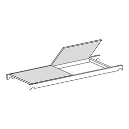 Hymer Bühne mit Durchstiegsklappe, 1,58 m x 0,61 m (7089424)