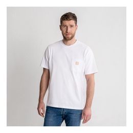 STIER Heavy Tee Pocket organic cotton XL White (906640)