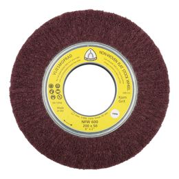 Klingspor NFW 600 Vliesr&auml;der, 165 x 50 x 43 mm Very Fine Korund, rotbraun (258900)