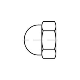Korrex-Schutzkappen wei&szlig; Typ 604 f. Sechskantmuttern M 4 Kunststoff S ; Dubo Dorned (2204070000001)