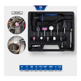 Brilliant Tools Mini Druckluft-Stabschleifer-Satz, 15-tlg (BT160700)