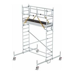 Munk Rollgerüst SG 0,75 x 2,45 m mit Fahrbalken Plattformhöhe 3,26 m (155344)