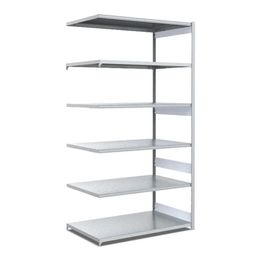 Bito Fachbodenregal Typ:M L1008xH2500xT824 mm, Anbaufeld 200 kg verzinkt (C1231-0039)