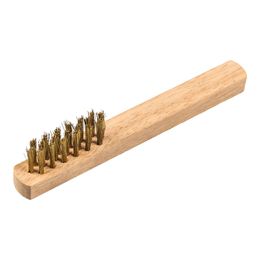 Klingspor BHZ 600 Zündkerzenbürste Anzahl Reihen 3, 45 x 17 x 145 mm, Holzgriff 0,17 Edelstahl (358463)