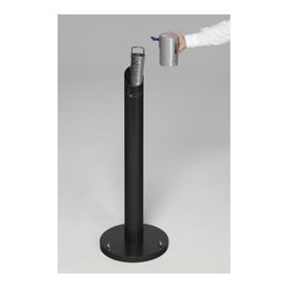 Var Ascher-Stands&auml;ule SG 105 R Korpus anthrazit - Kopfteil silber 2 l (3910)