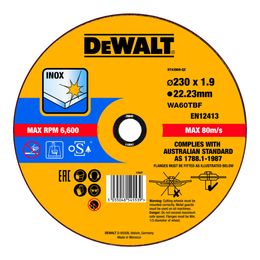 Dewalt High Performance Trennscheibe Edelstahl flach 230x1,9mm (DT43909-QZ)