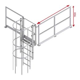 Hymer Geländer für Ausstieg, Länge 2,00 m (0055534)